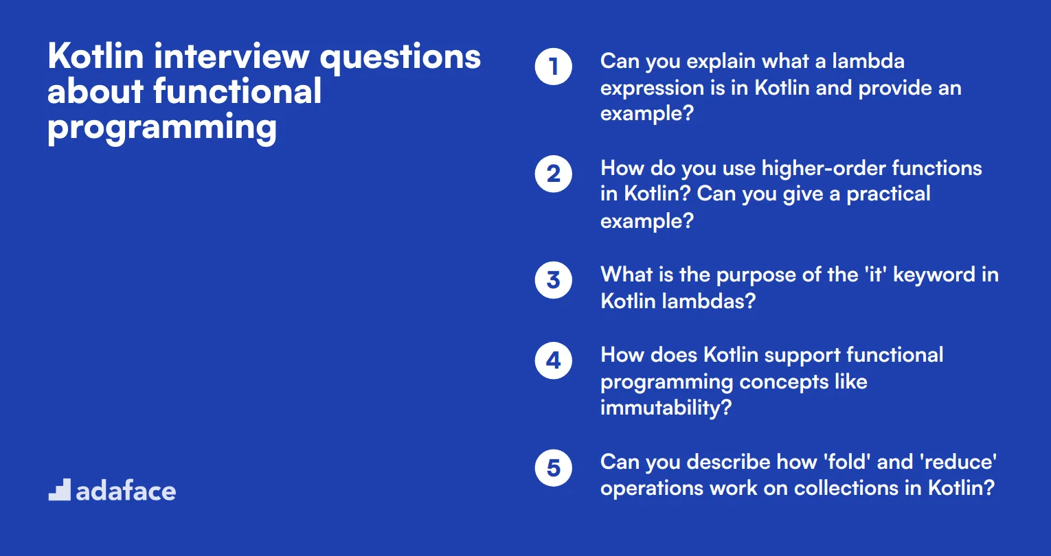 52 Kotlin Interview Questions – Adaface