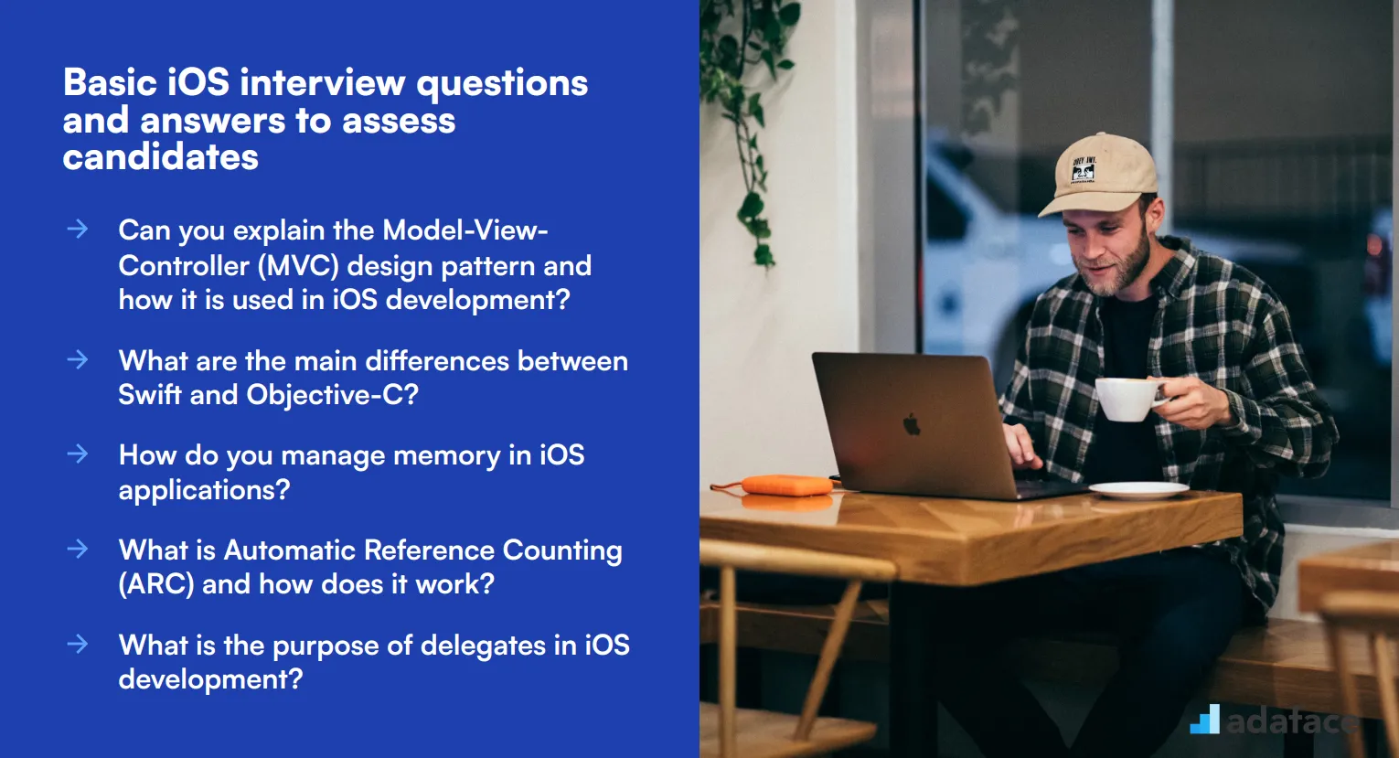 42 iOS interview questions - Adaface