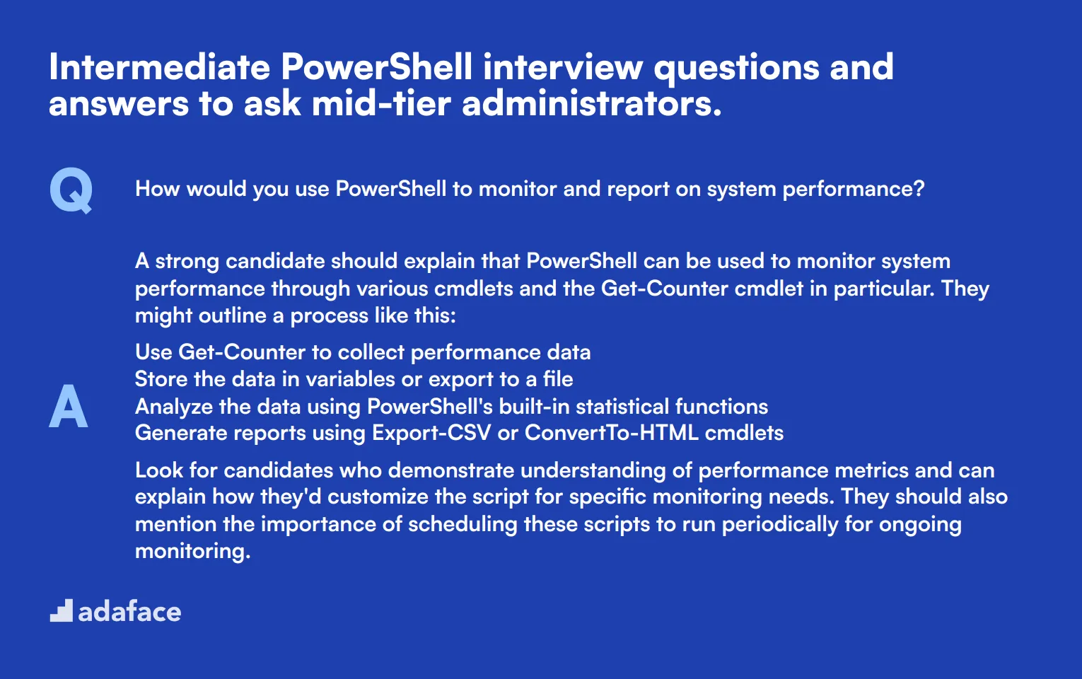 58 PowerShell Interview Questions - Adaface