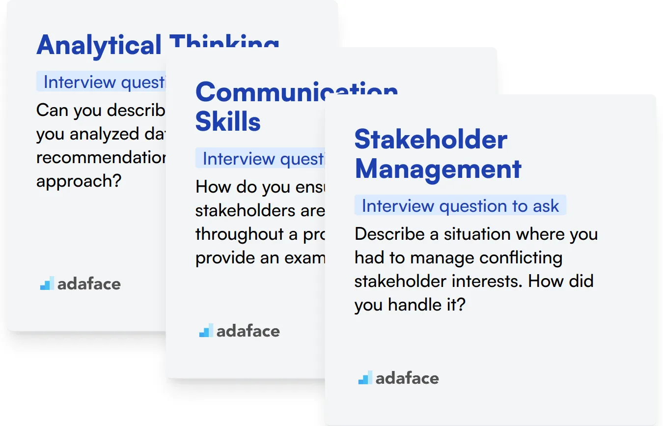 76 Business Analyst interview questions - Adaface