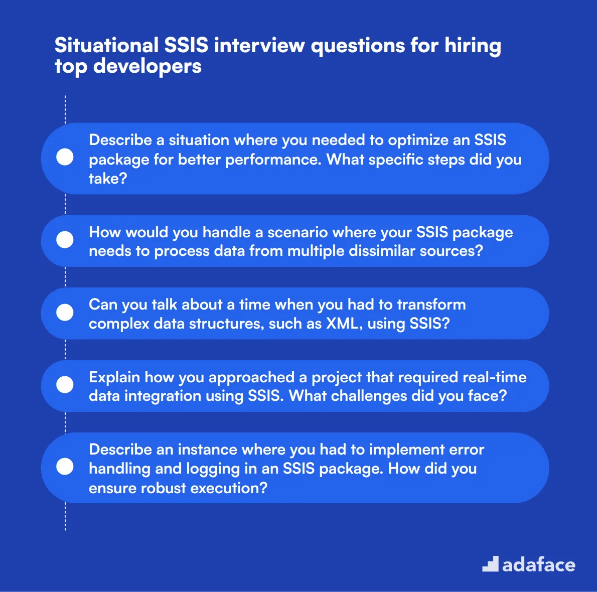 70 SSIS interview questions to hire top developers
