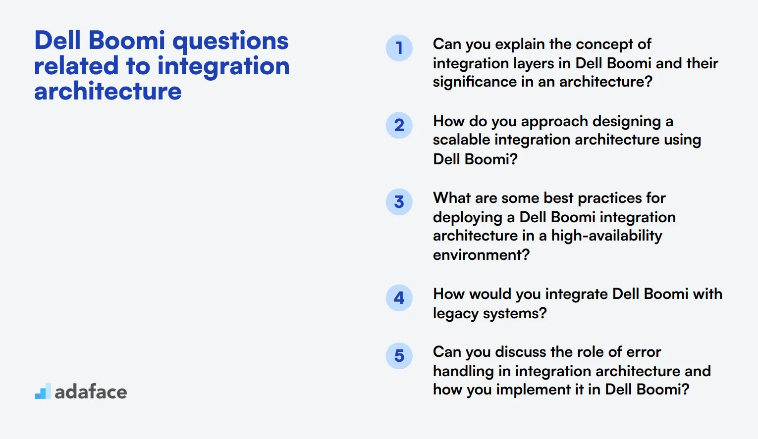 57 Dell Boomi Interview Questions - Adaface