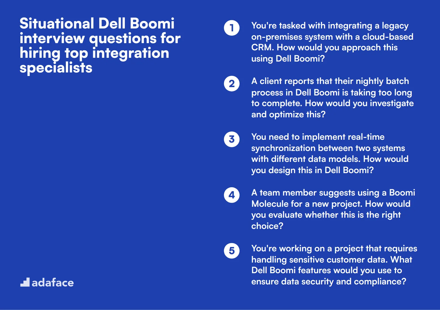 57 Dell Boomi Interview Questions - Adaface