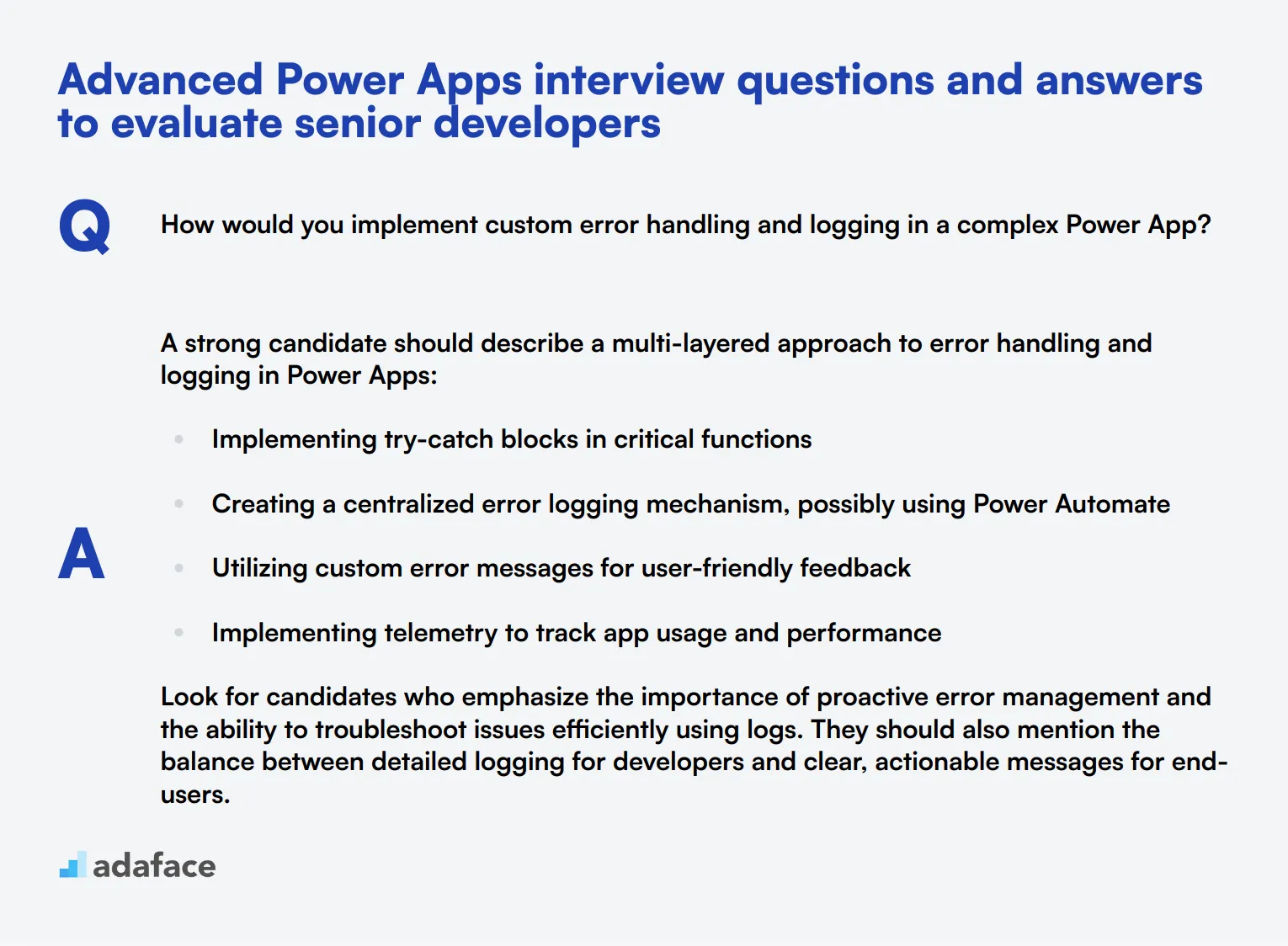62 Power Apps interview questions - Adaface